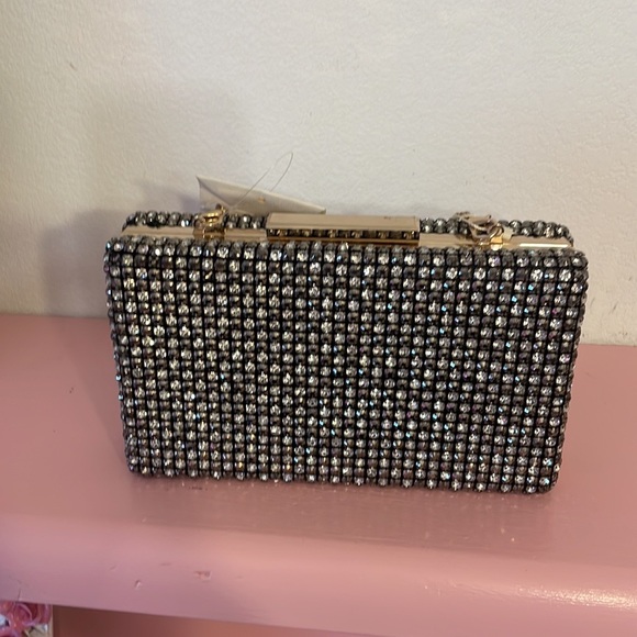 Starlet Hollywood CA | Bags | Vintage Starlet Rhinestone Gold Formal ...